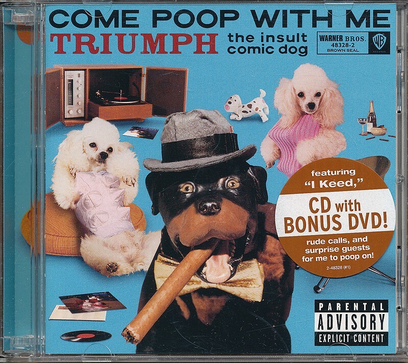 Triumph the Insult Comic Dog - Come Poop with Me [PA] RARE out of print CD + DVD | eBay