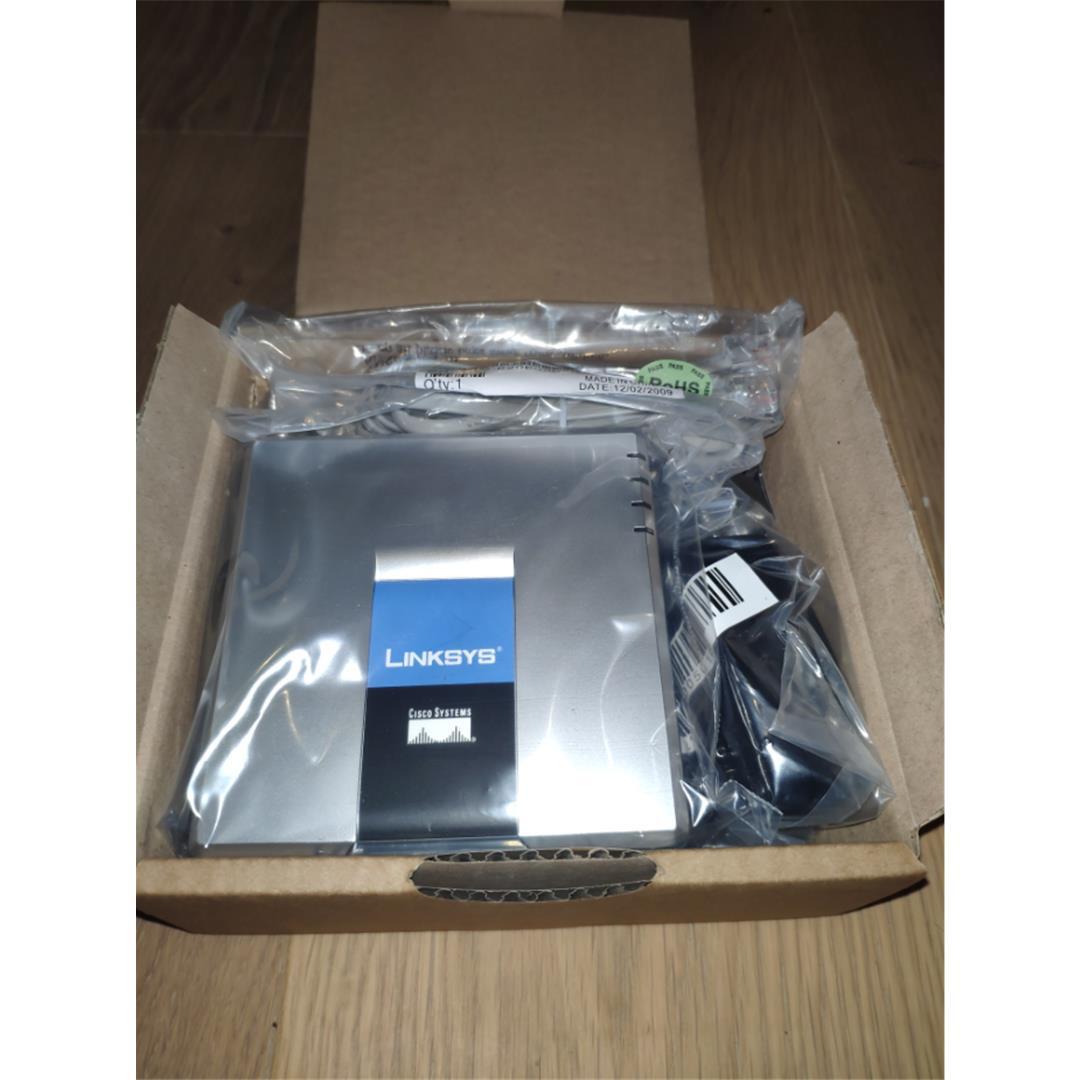 Linksys Cisco SPA2102 VoIP G.729 G.711 Telefonadapter mit 2 Analog FXS ...