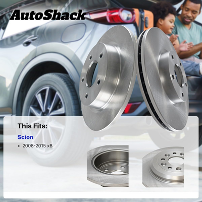 Brake Rotors AutoShack Front & Rear Brake Rotor Kit For 2008-2015 Scion ...