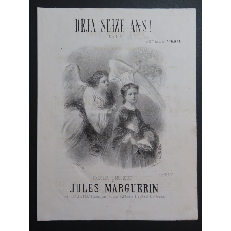 Marguerin Jules Already Seize Years Singer Piano 19th Century | eBay ...