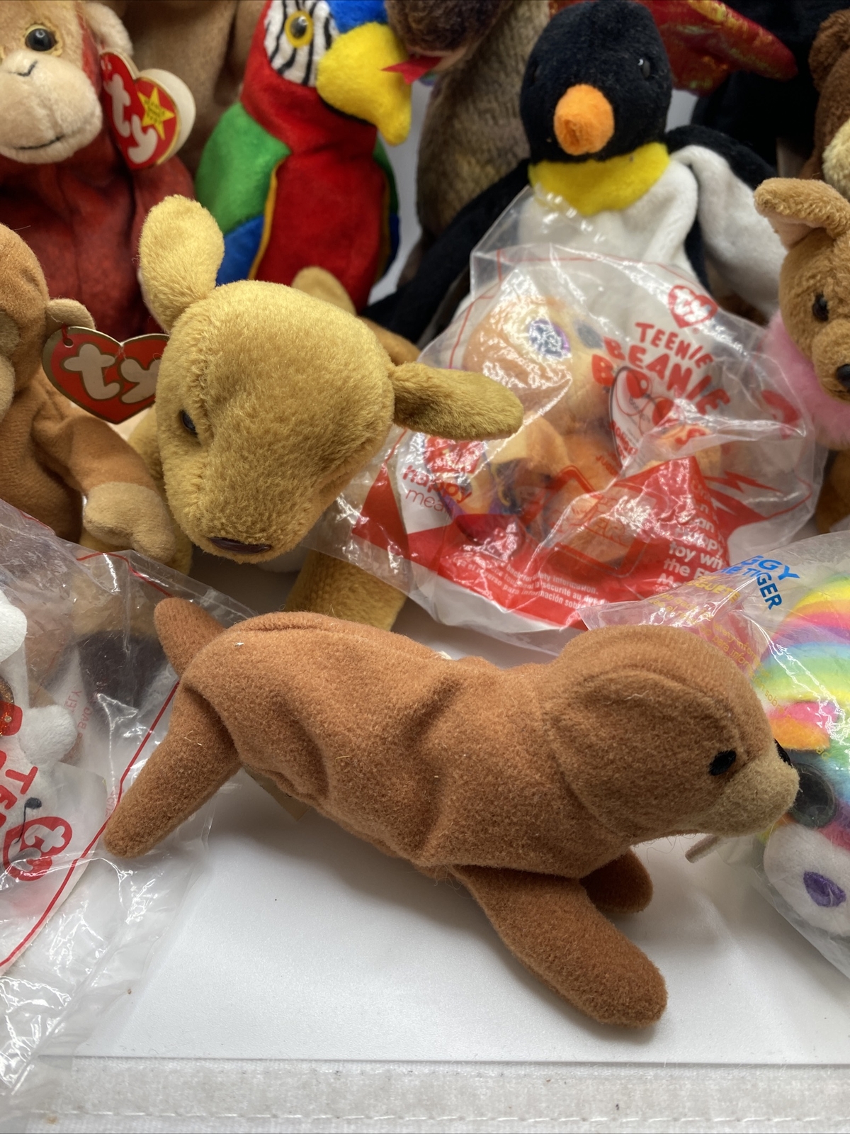 Mixed Lot 17 Sealed Used Vintage Retired TY Beanie Baby Keychains ...