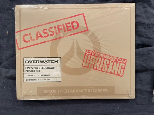 Overwatch - Uprising Recruitment Poster Set SDCC 2017 - Blizzard ...