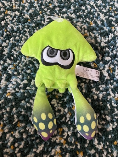 Splatoon Inkling Squid Lime Green 10" Plush Toy | eBay