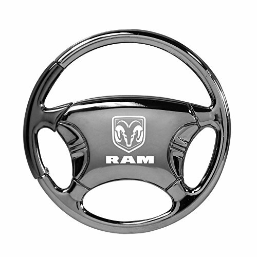 Dodge RAM Black Chrome Steering Wheel Key Chain Key-ring Keychain | eBay