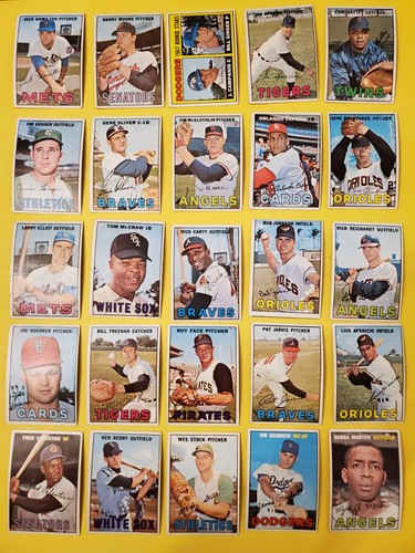 (55) 1967 Topps Vintage Baseball Card Lot! @@@ | eBay