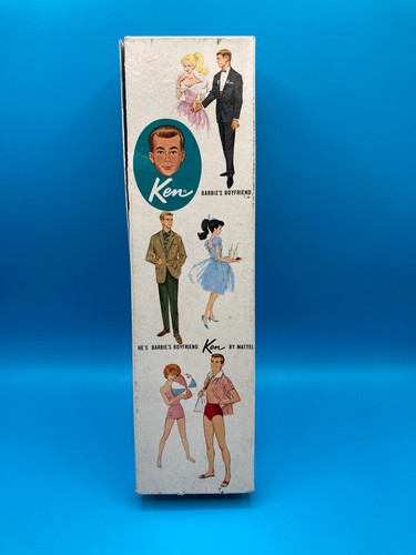 Vintage 1960s Mattel Ken Doll BOX ONLY stock model no. 750, split seam ...