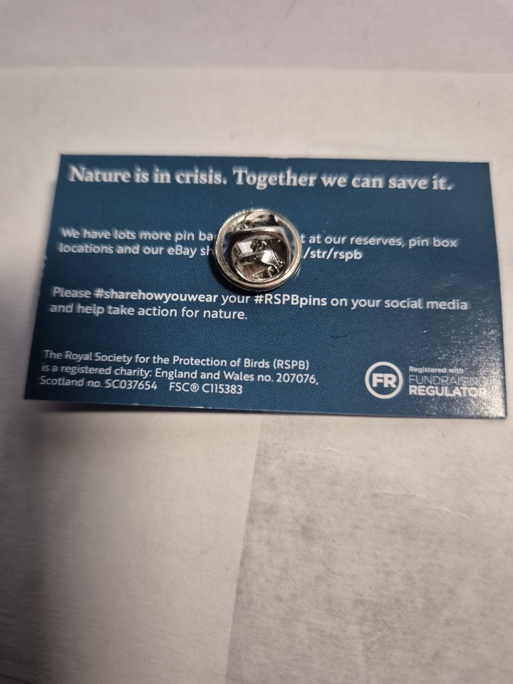 Rspb International Birdlife pin badge Western Yellow Wagtail | eBay UK