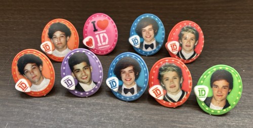Rare 1D One Direction Cupcake Topper Rings (Harry Styles, Liam Payne ...