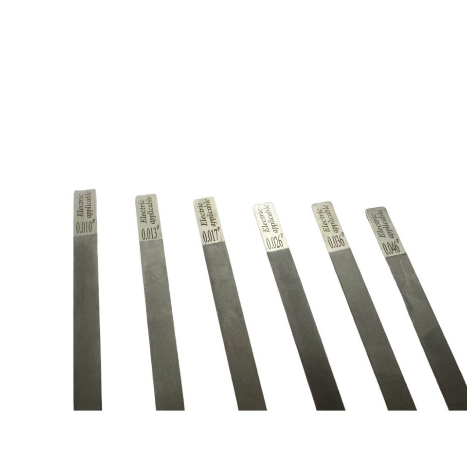 Luthier Guitar Nut File Kit 6 Pieces Stainless Steel Fret Crowning Slot ...