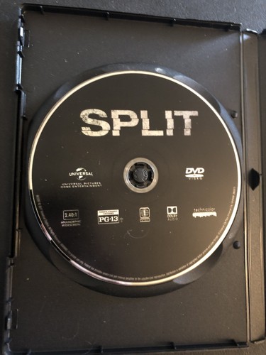 Split (DVD, 2016) No Artwork/ Just Black Case 25192387517| eBay