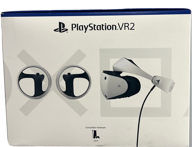 Sony PlayStation PS VR2 Headset Sense Controllers VR - White for sale ...