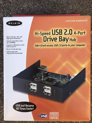 5.25" Front Bay USB HUB 4-Port USB 2.0 | eBay Australia