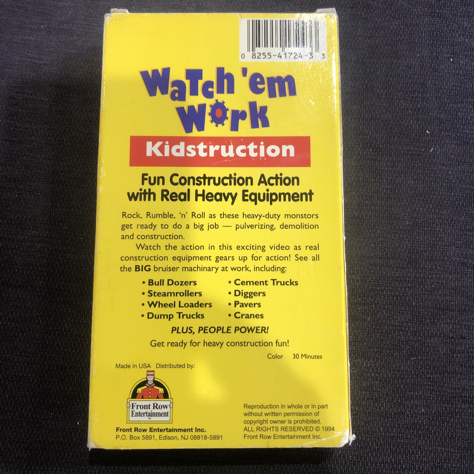 Watch em Work - Kidstruction (VHS, 2000) for sale online | eBay