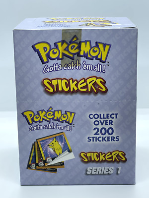 1999 Pokémon ArtBox Stickers Series 1 Factory Sealed Display Box | 30 ...