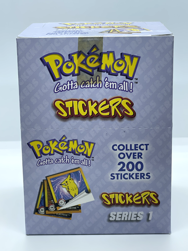 1999 Pokémon ArtBox Stickers Series 1 Factory Sealed Display Box | 30 ...