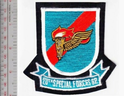 Green Beret US Army 20th Special Forces Group Airborne Flash ...