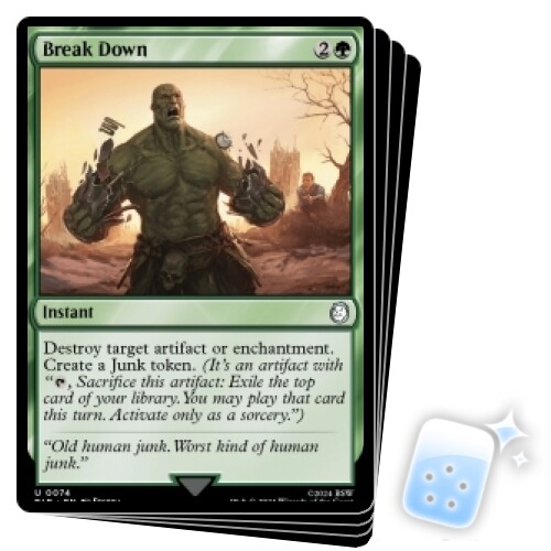 BREAK DOWN X4 Universes Beyond: Fallout Magic MTG MINT CARD | eBay