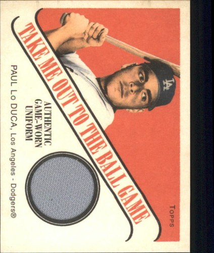 2004 Topps Cracker Jack Take Me Out to the Ballgame Relics #PL Paul Lo ...