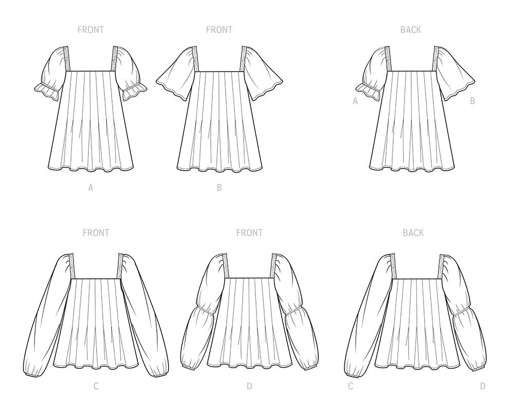 Plus Size Peasant Blouse Sewing Pattern Peasant Top Pattern In Plus