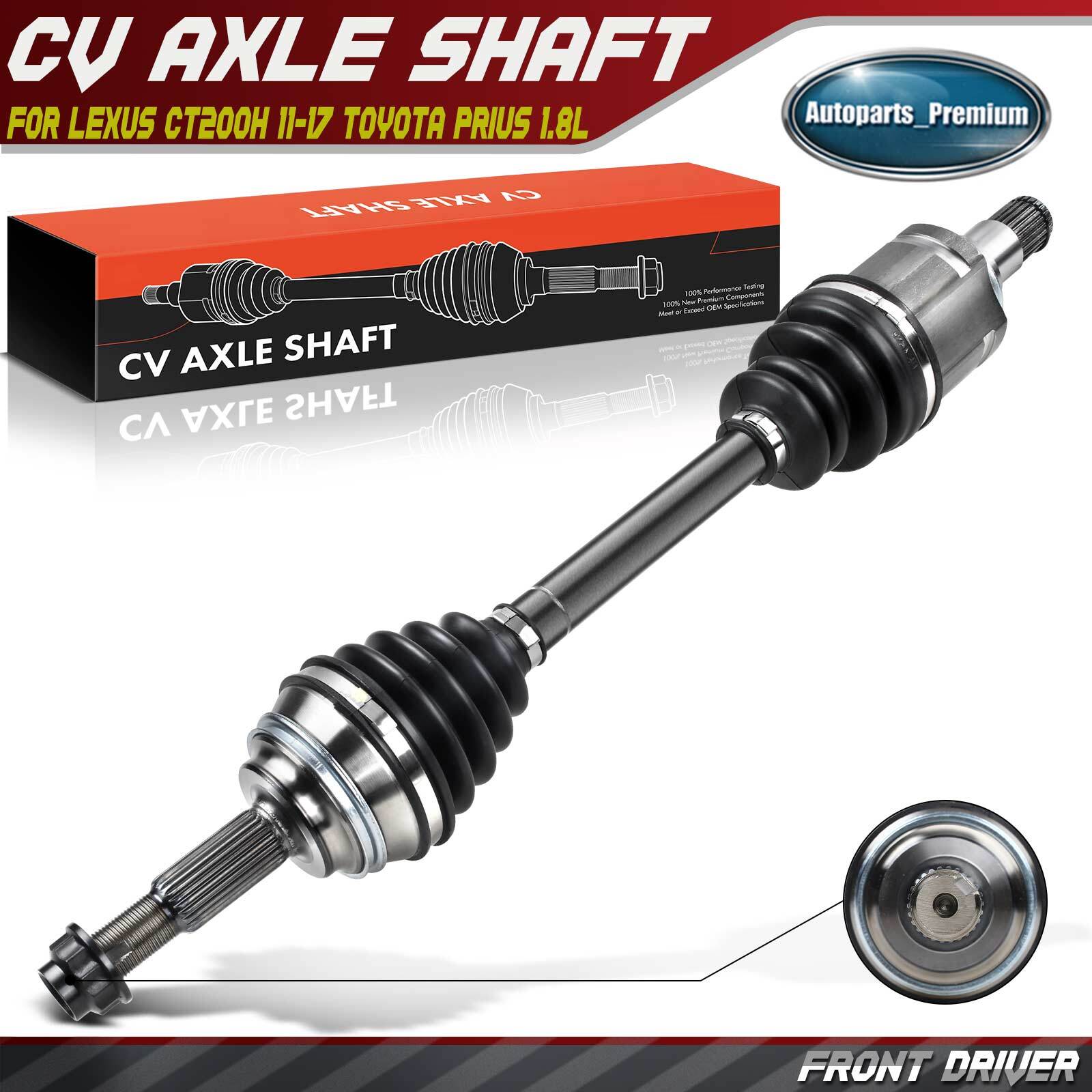 Front LH Driver CV Axle Assembly for Lexus CT200h 2011-2017 Toyota ...