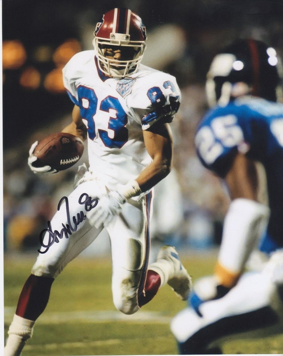 Andre Reed Bills Andre Reed Hand Signed 8x10 Photo Buffalo Bills Coa