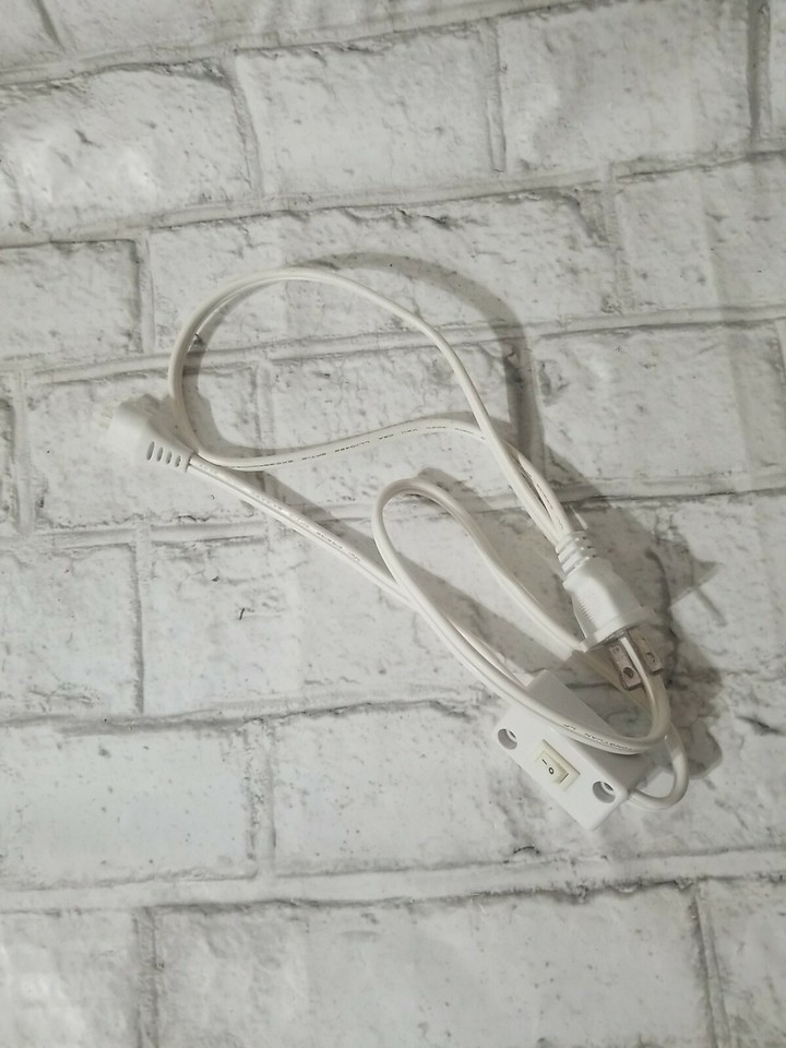 Plug In Lamp Cord With Switch 3.7ft E156136 300V 2x18AWG | eBay