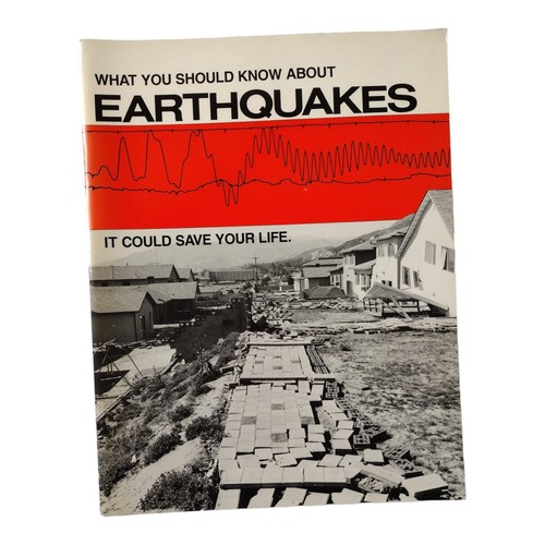 Earthquake Awareness Book By Joseph Foraker 1983 It Could Save Your ...