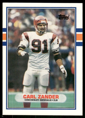 Carl Zander 1989 Topps Traded #117T Cincinnati Bengals | eBay