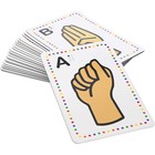 Set of 26 Magnetic Sign Language Alphabet Flash Cards with Gestures 5.6 ...