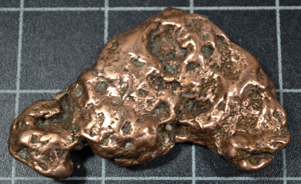 KEWEENAW MICHIGAN NATIVE COPPER - TUMBLED AND POLISHED- VEIN COPPER - 7 ...