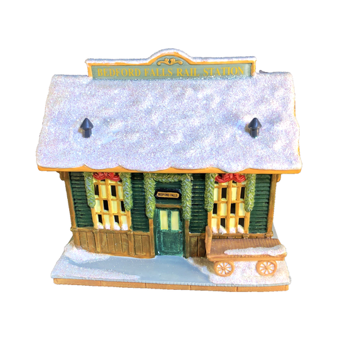 Its A Wonderful Life Bedford Falls Train Station Series III W/ Box | eBay