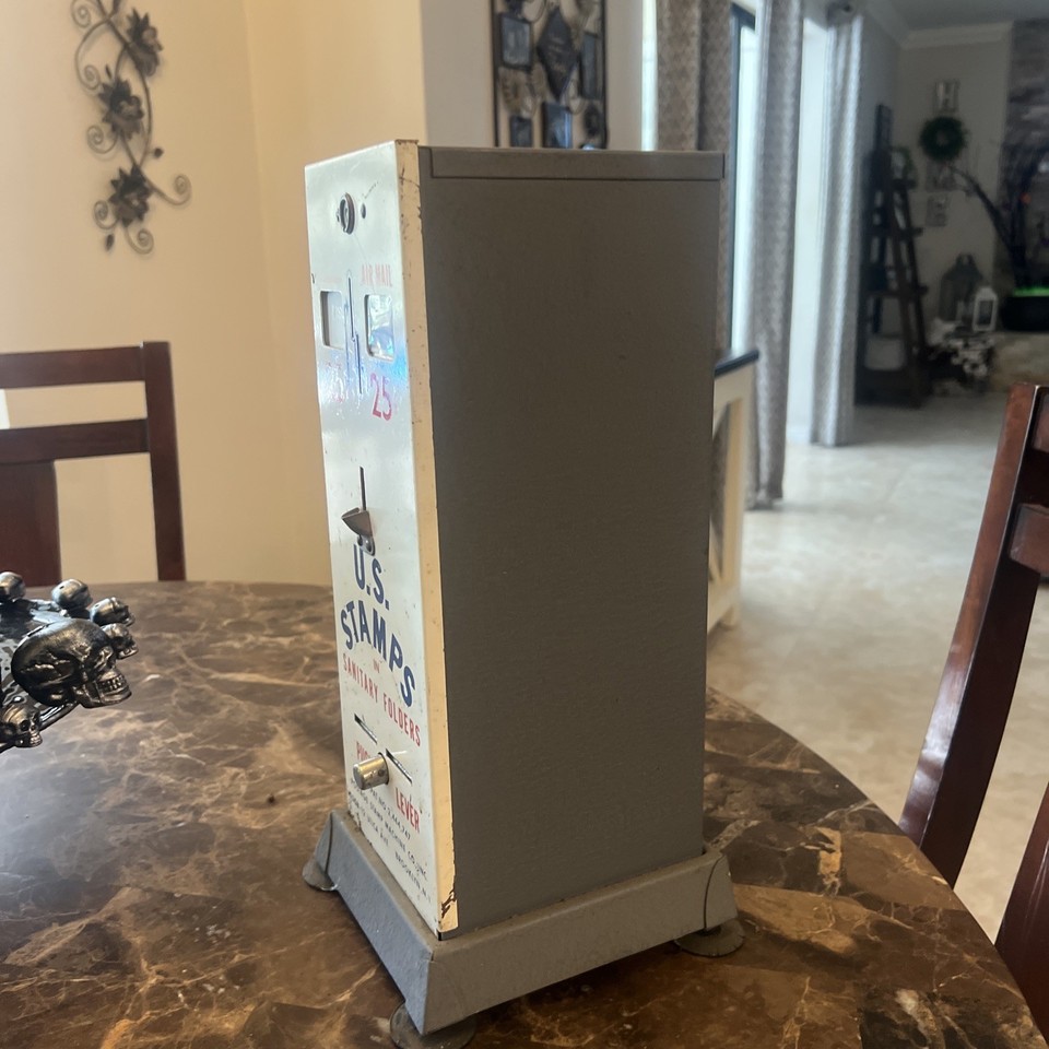 Vintage Postage Stamp Machine Vending Post Office Antique Postal ...