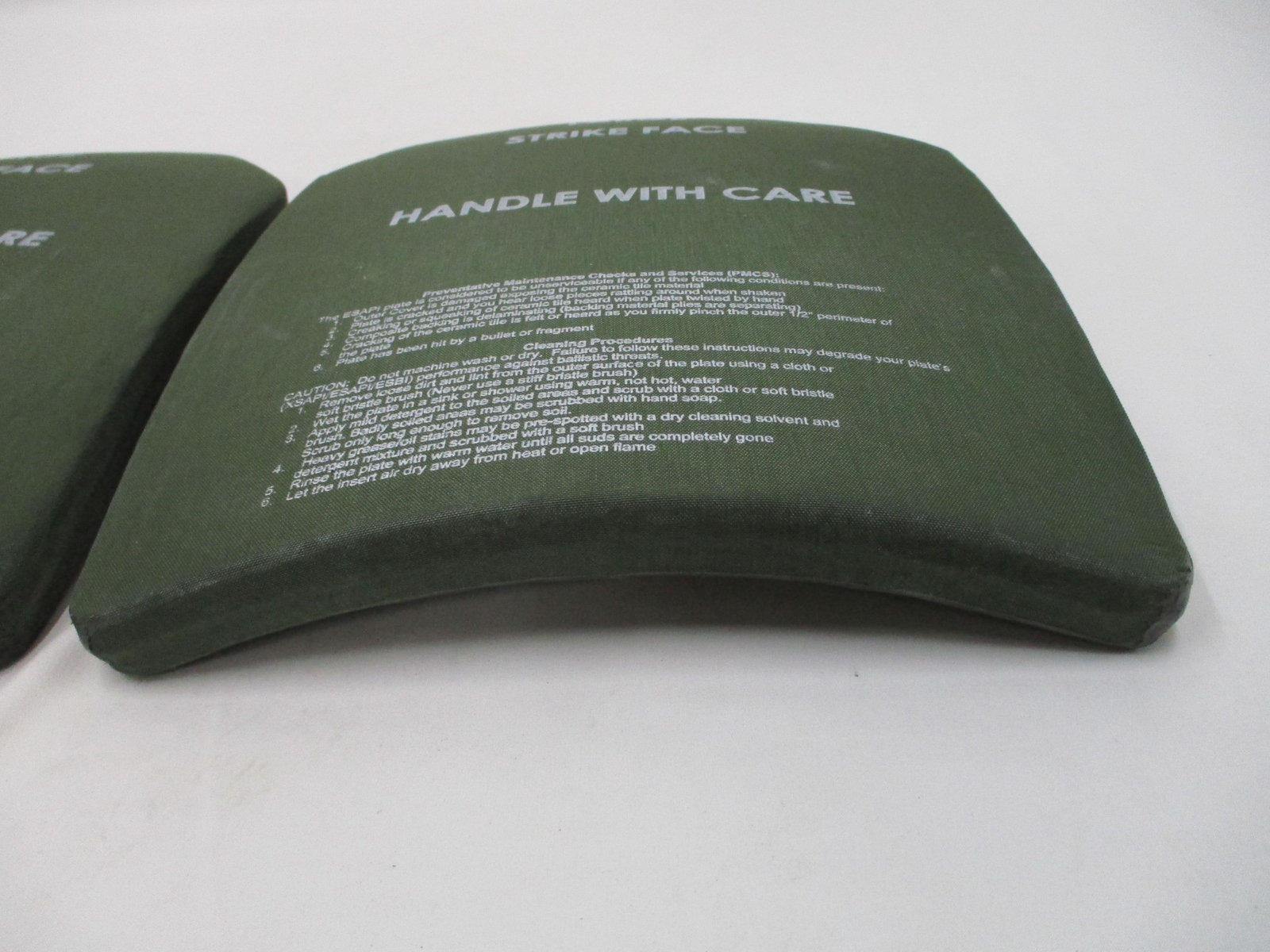 (2) Strike Face Plates - LARGE - Ceramic - Level Three - Revision E | eBay