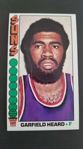 1976-77 TOPPS BASKETBALL GARFIELD HEARD #39 PHOENIX SUNS NR.MINT/MINT ...