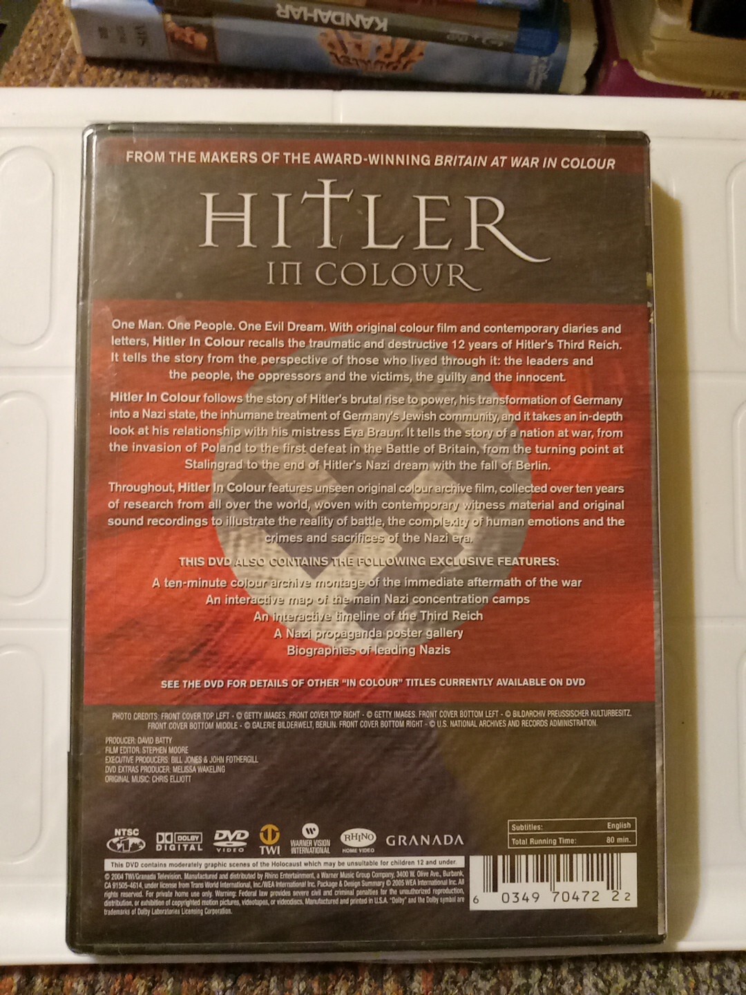 Hitler in Colour (DVD, 2005) Color NEW SEALED WWII NAZIS 603497047222 ...