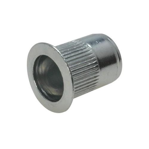 Pack Size 10 Zinc AL Series M8 Splined Nutsert 3.8 ~ 7.9mm Grip Rivnut ...