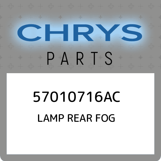 57010716AC Chrysler Lamp Rear Fog 57010716AC Genuine OEM Part for sale ...