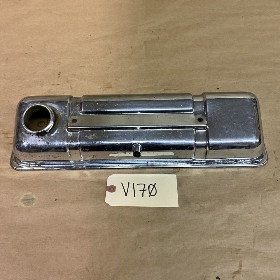Original Triumph TR4 TR4A Valve Cover Cam Cover Chrome OEM | eBay