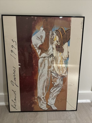 Original Roland Garros Poster. Artist Jean Legac. | eBay