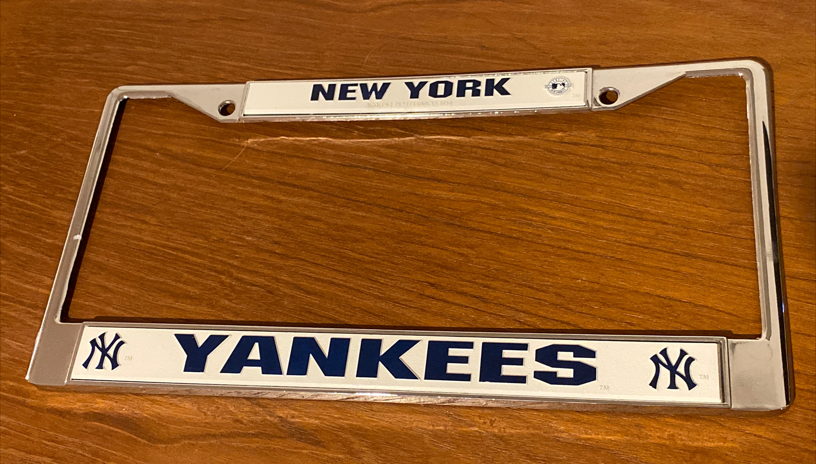 New York Yankees License Plate Cover Frame 2010 Chrome Heavy | eBay