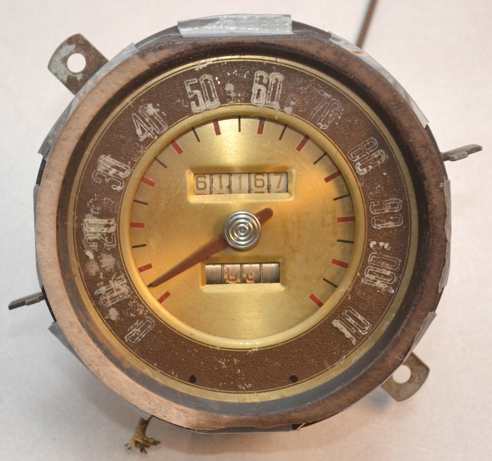 1946-1947 Mercury Instrument Cluster Panel Speedometer Gauge with Trip ...