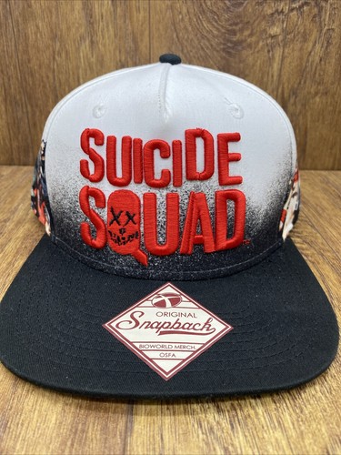 Black White Suicide Squad Harley Quinn DC Comics Cap Hat Snapback New ...