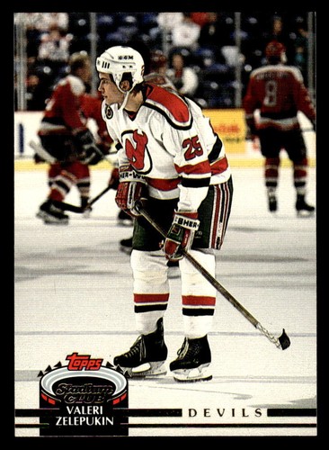 Valeri Zelepukin 1992 Stadium Club #99 New Jersey Devils | eBay