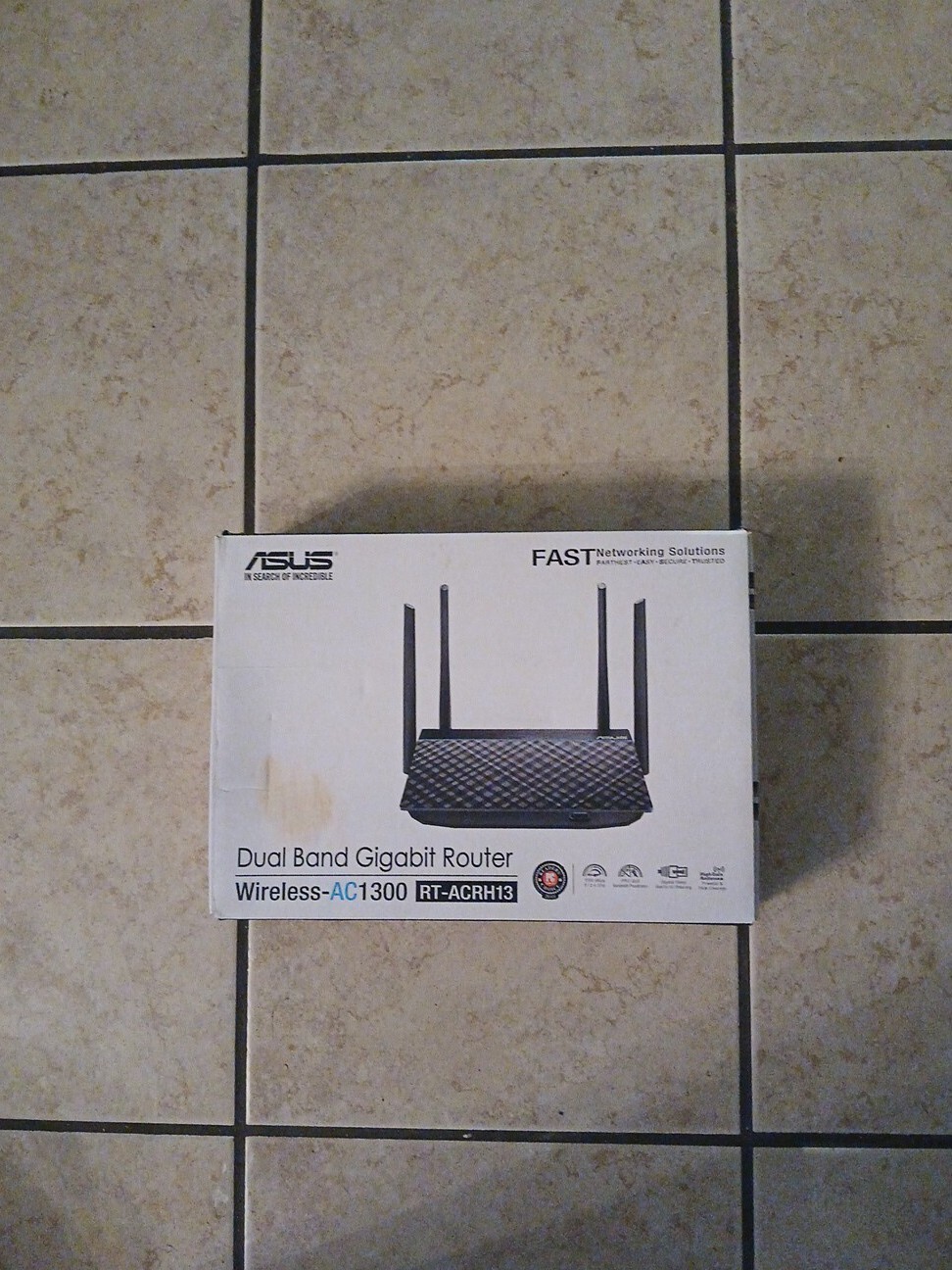 ASUS Dual Band Gigabit Router 4 Port Wireless-AC1300 RT-ACRH13 | eBay