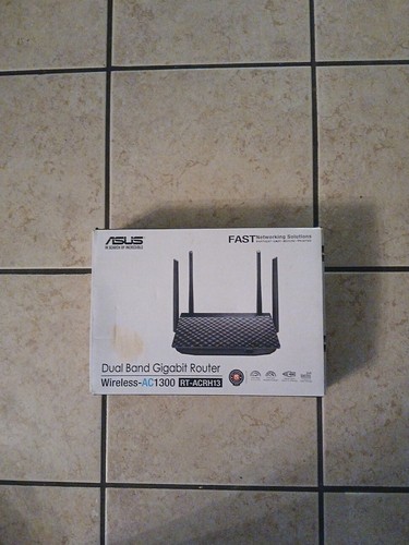 ASUS Dual Band Gigabit Router 4 Port Wireless-AC1300 RT-ACRH13 | eBay