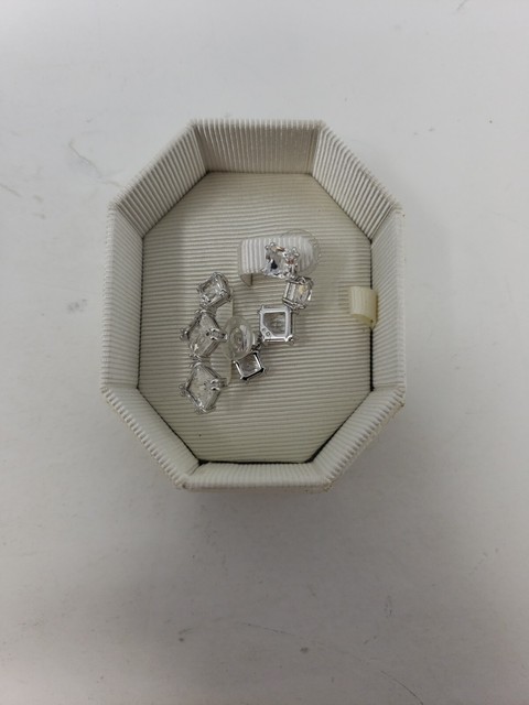 Swarovski Millenia Drop Earrings Asymmetrical Set White Rhodium 5602782 ...