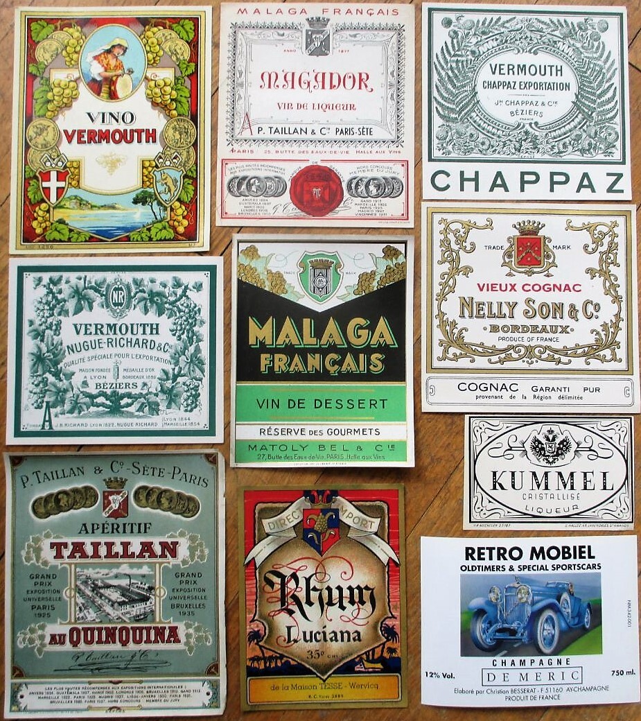 Printable Vintage Wine Labels