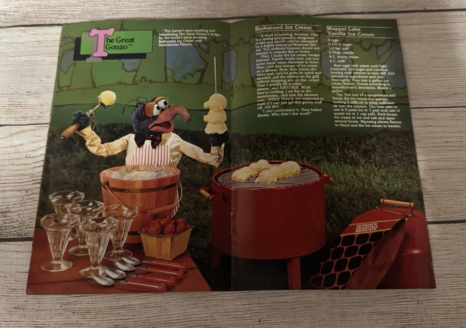 Vintage Jim Henson’s Muppet Picnic Cookbook 1981 Hallmark Kermit Miss ...