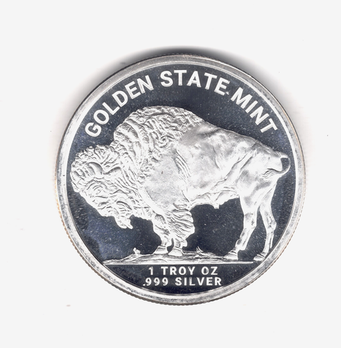 US 1 oz .999 SILVER ROUND by Golden State Mint - Native American ...