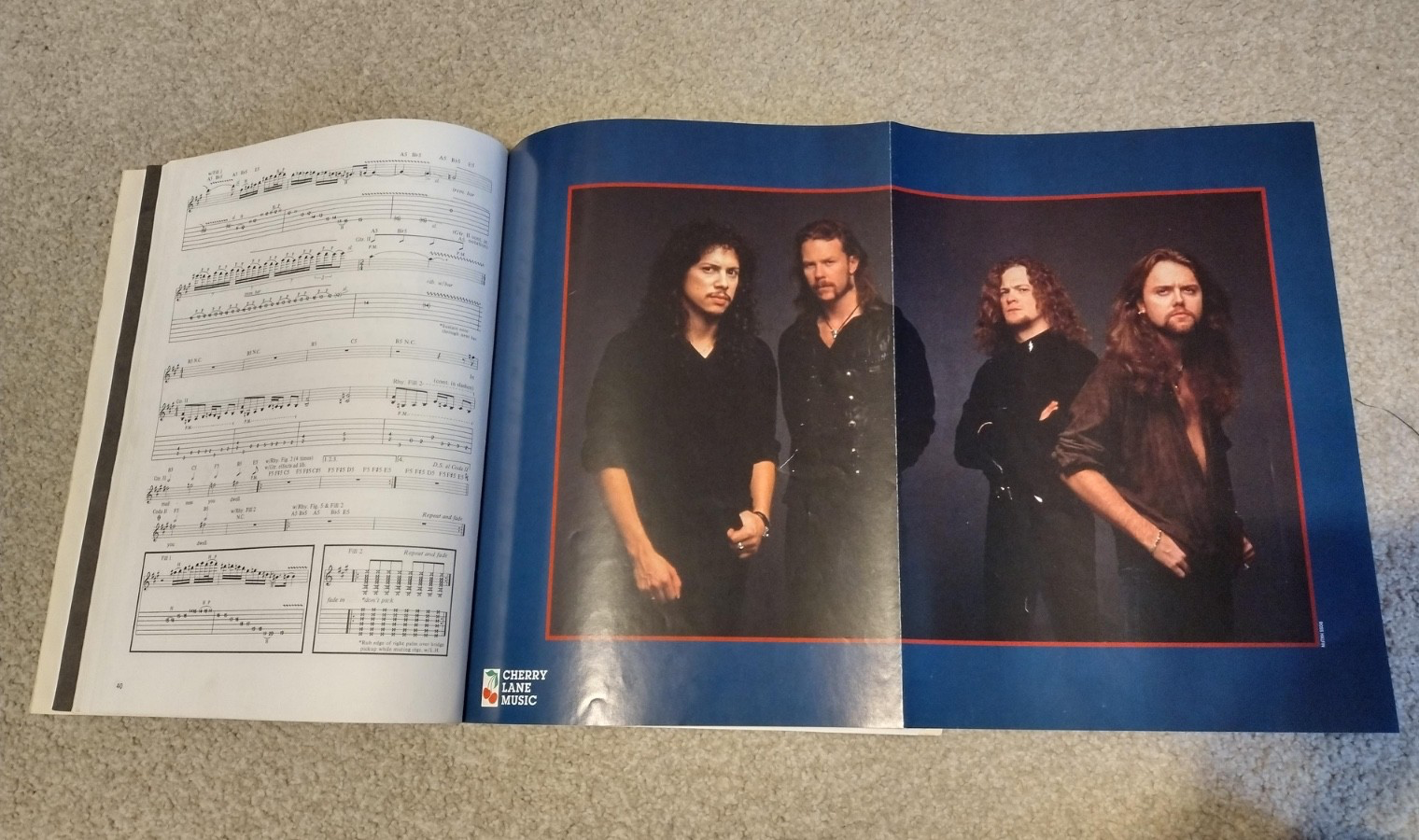 Lot of 5 Guitar Tablature Metallica Megadeth Black Sabbath Rust in ...